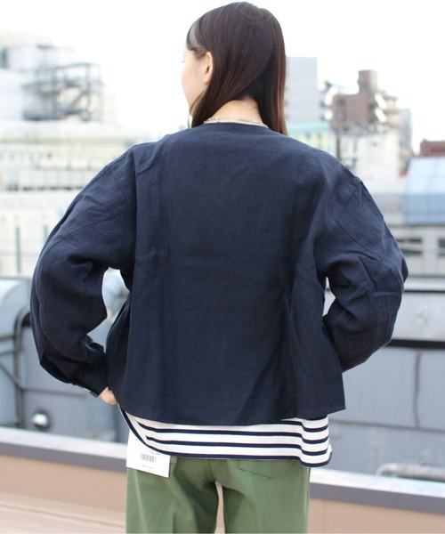 ORCIVAL（オーシバル）の「ORCIVAL/オーシバル シャツジャケット SHIRT JACKET OR-A0338 OJC（ノーカラー ...