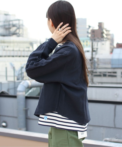 ORCIVAL（オーシバル）の「ORCIVAL/オーシバル シャツジャケット SHIRT JACKET OR-A0338 OJC（ノーカラー ...