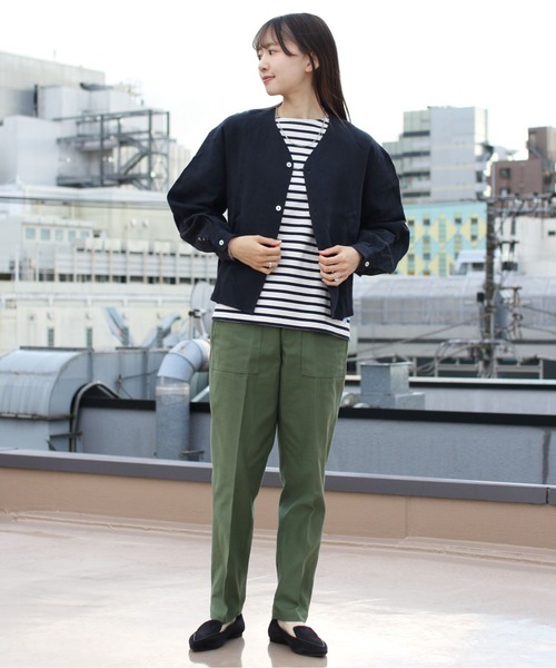ORCIVAL（オーシバル）の「ORCIVAL/オーシバル シャツジャケット SHIRT JACKET OR-A0338 OJC（ノーカラー ...