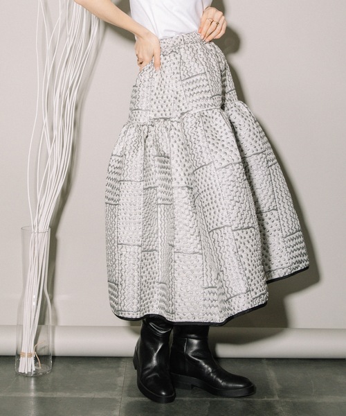 MHBG TOKYO（エムエイチビージートーキョー）の「ツギハギ風ドット柄SK（スカート）」 - WEAR