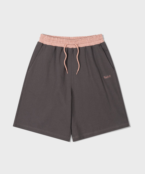 【セール】Color Block Sweat Shorts Charcoal（その他パンツ）｜Fallett（ファレット）のファッション通販 ...