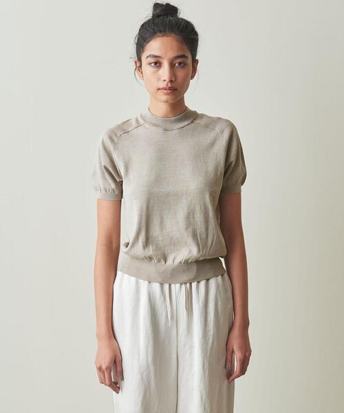 Steven Alan（スティーブンアラン）の「＜Steven Alan＞SILK COTTON MOCK NECK PULLOVER/ニット ...