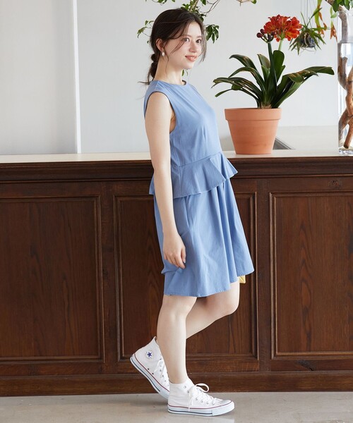 Feroux（フェルゥ）の「ラッシュガードペプラム オールインワン（ワンピース）」 - WEAR