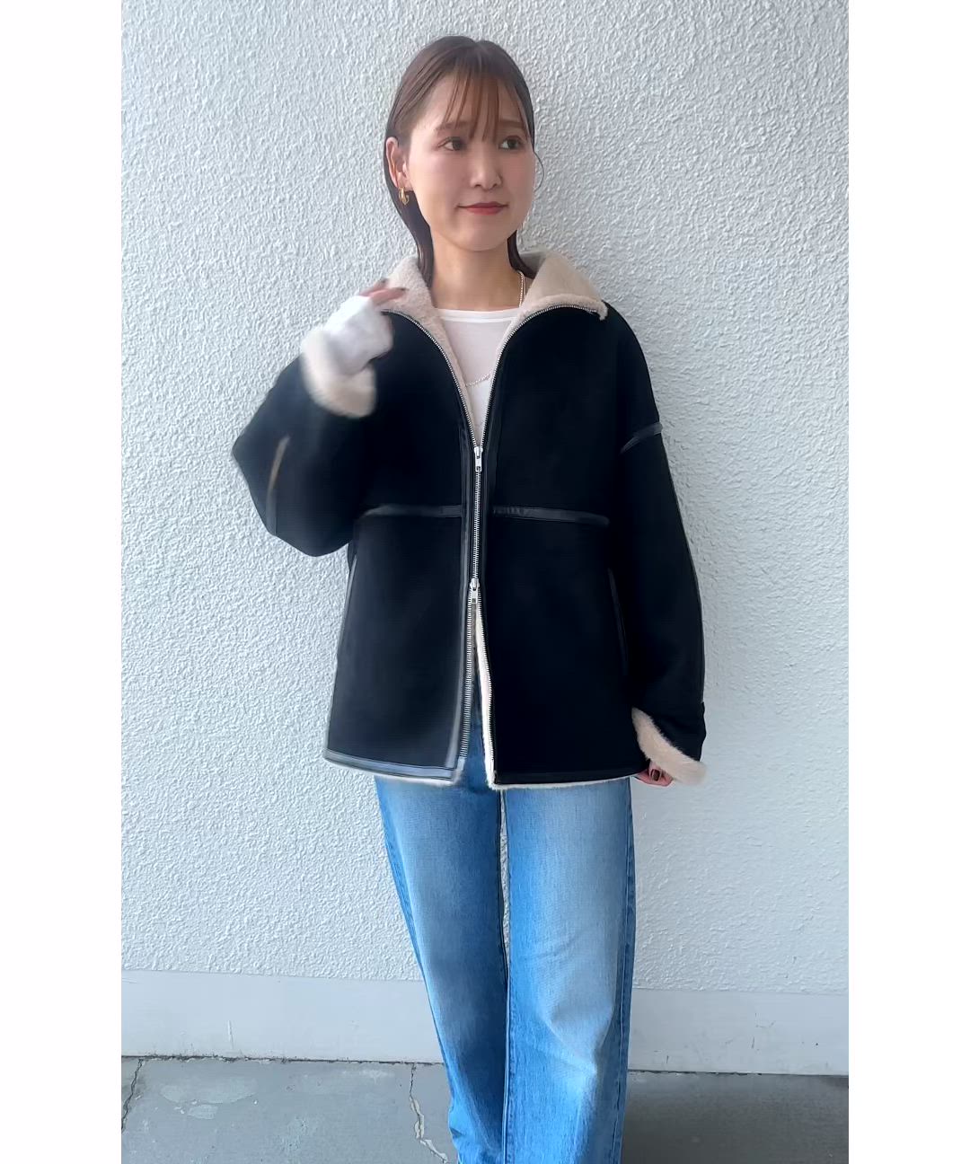 フェイク ムートン ジップ コート（ムートンコート）｜SHIPS（シップス